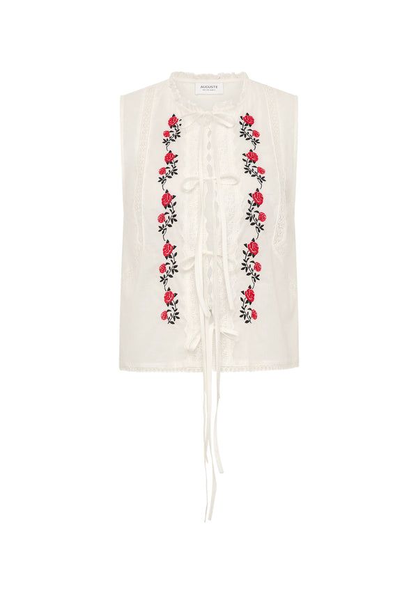 Bellamy Embroidered Blouse | Auguste The Label